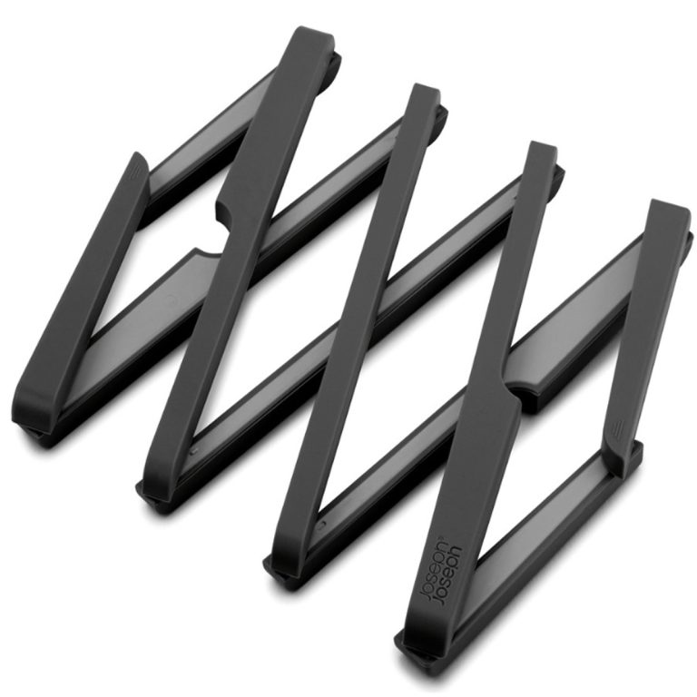 JOSEPH JOSEPH STRETCH EXPANDABLE POT STAND BLACK - Mr.Bricolage Cyprus