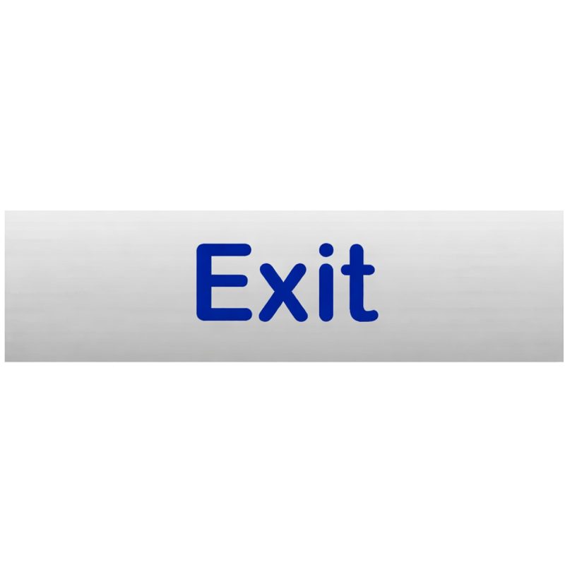 SIGN PVC 160X40X0.5MM 'EXIT' - Mr.Bricolage Cyprus