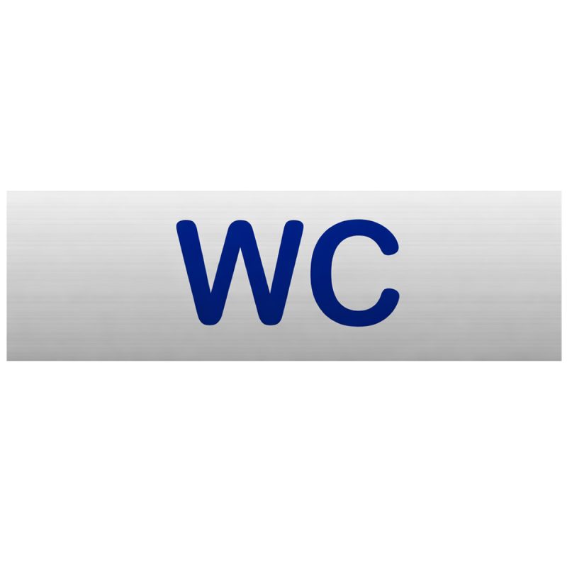 SIGN PVC 160X40X0.5MM 'WC' - Mr.Bricolage Cyprus