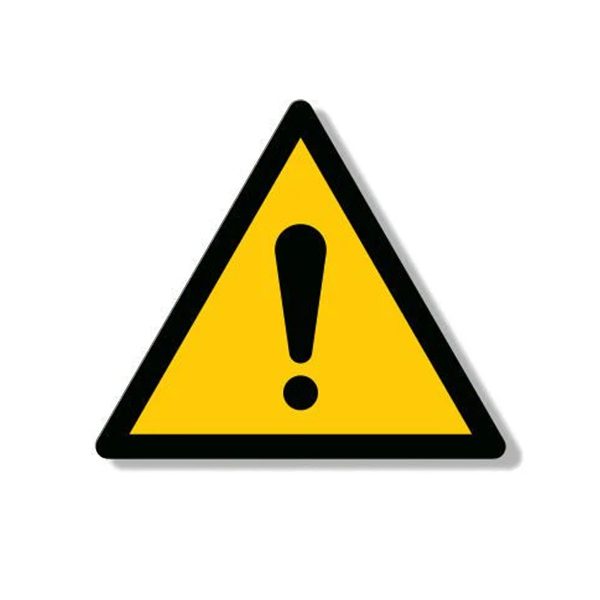 WARNING SIGN PVC 200MM "GENERAL HAZARD" - Mr.Bricolage Cyprus