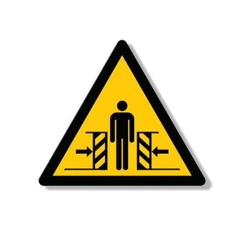 WARNING SIGN PVC 200MM "CAUTION AUTOMATIC DOORS" - Mr.Bricolage Cyprus