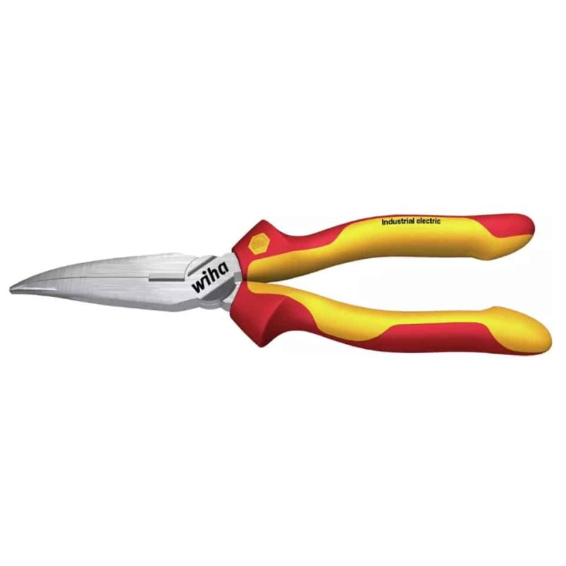 WIHA TOOLS PROFESSIONAL CUTTING PLIERS WITH CURVED EDGE 40° 200MM - Mr ...