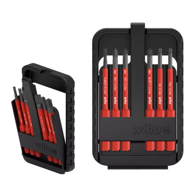 WIHA TOOLS SLIMBIT ELECTRIC BIT SET WITH PROZIDRIV CUT 6PCS - Mr ...