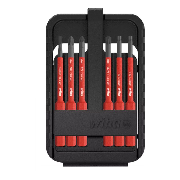 WIHA TOOLS SLIMBIT ELECTRIC BIT SET WITH PROZIDRIV CUT 6PCS - Mr ...