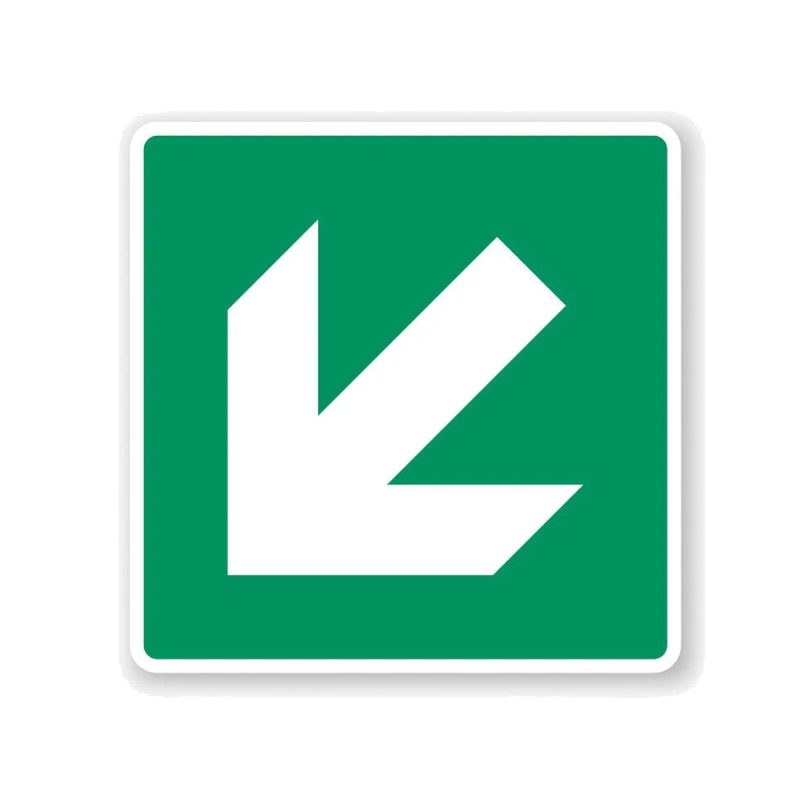 RESCUE SIGN PVC 200X200MM "RESCUE EQUIPMENT" LOWER ARROW - Mr.Bricolage ...